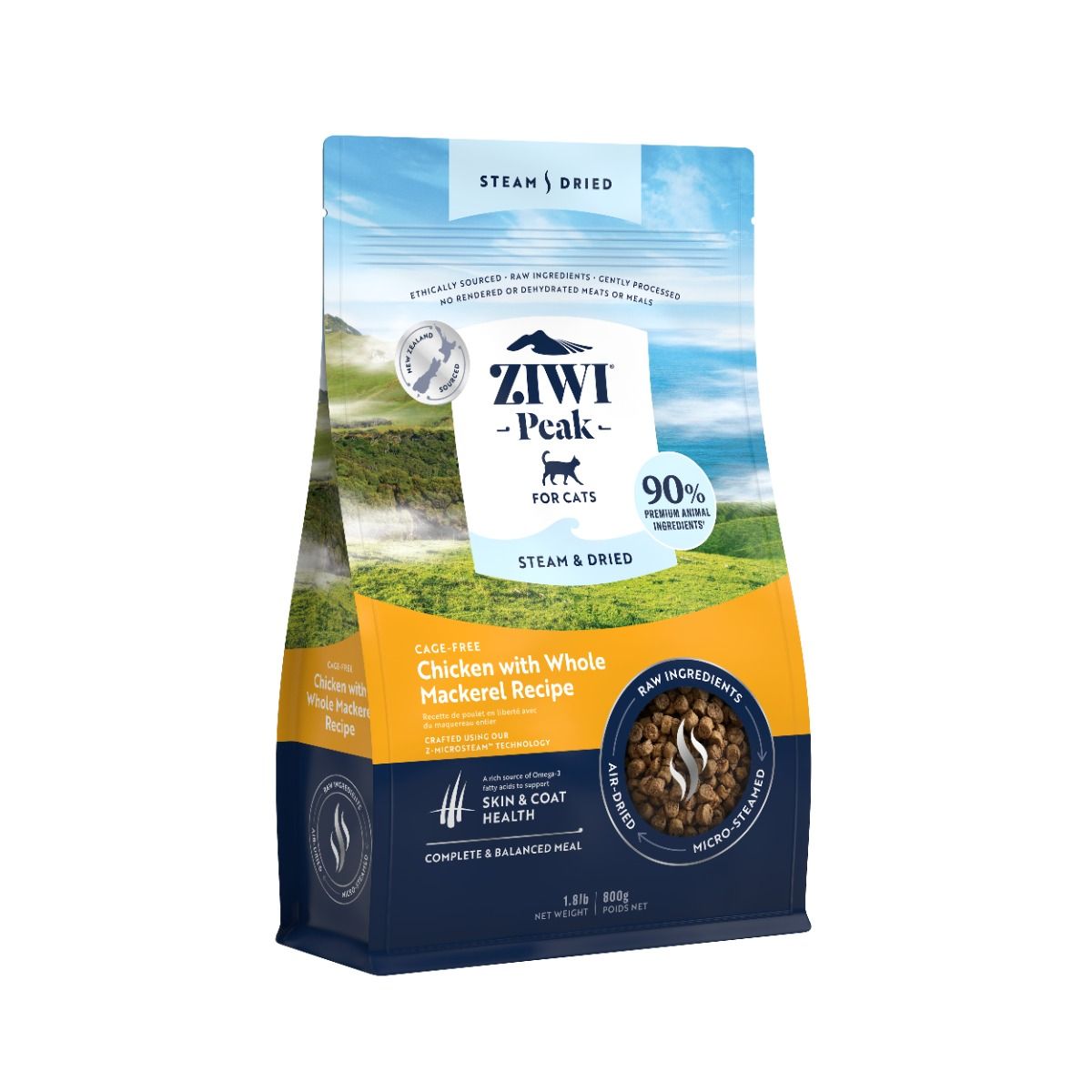 Ziwi Peak Steam & Dried Cage-Free Chicken With Whole Mackarel Recipe D