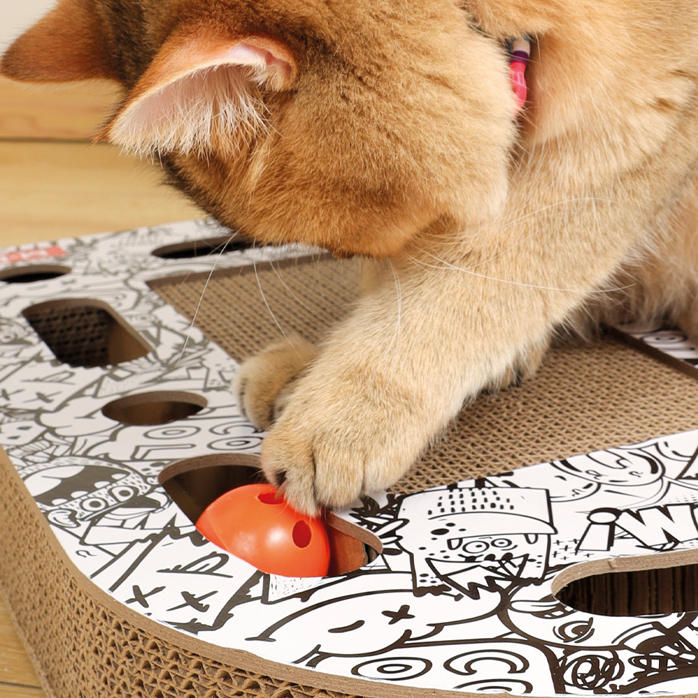 Freestyle Cat Scratcher Black & White – ASH Pet Shop