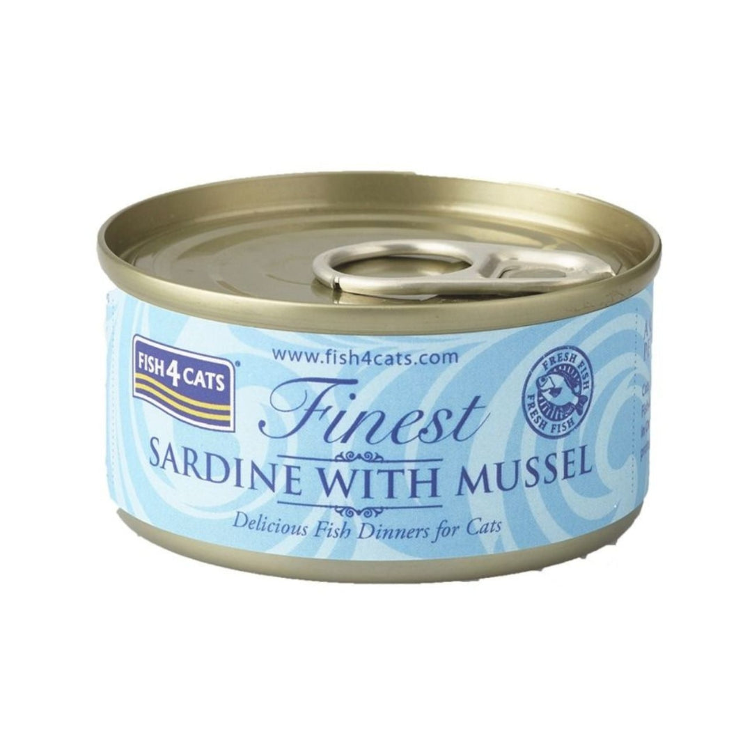 Shop Now Sardine with Mussel Cat Wet Food 70g Online – ASH Pet Shop